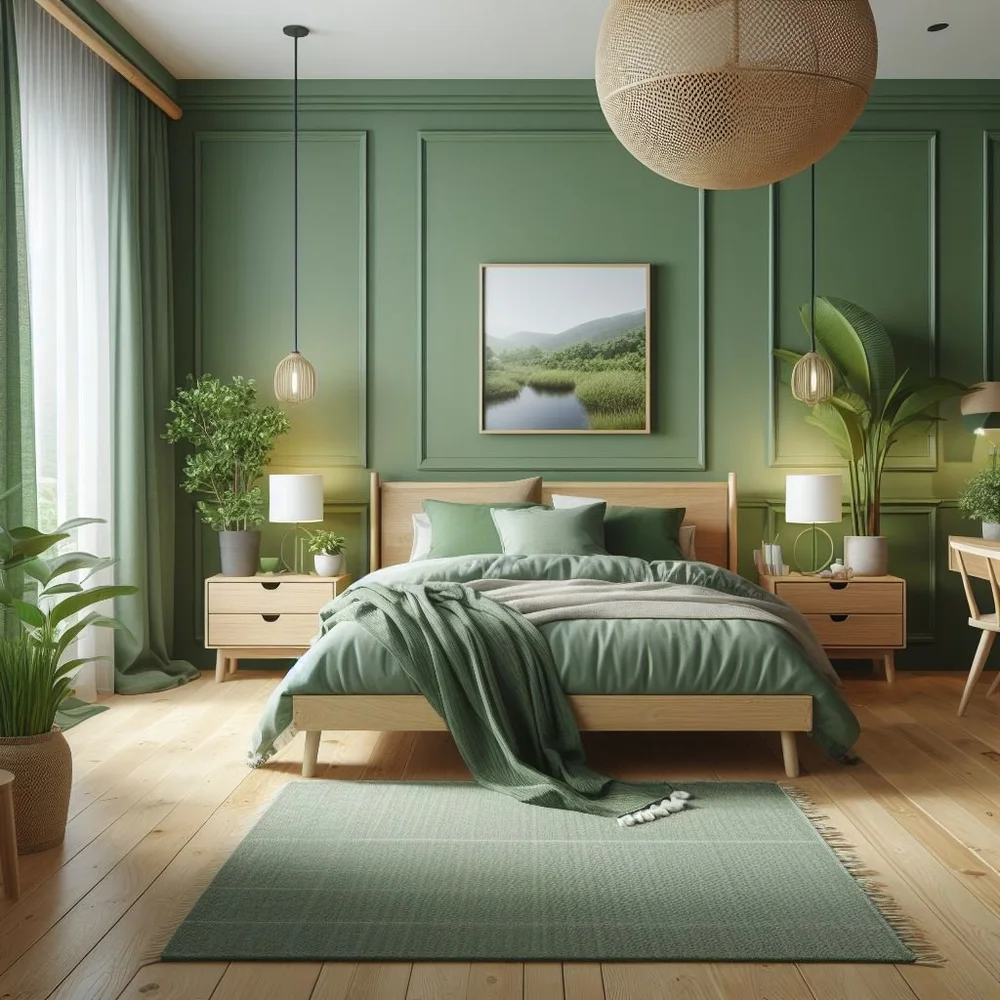 15 Refreshing Green Bedroom Ideas for Tranquility