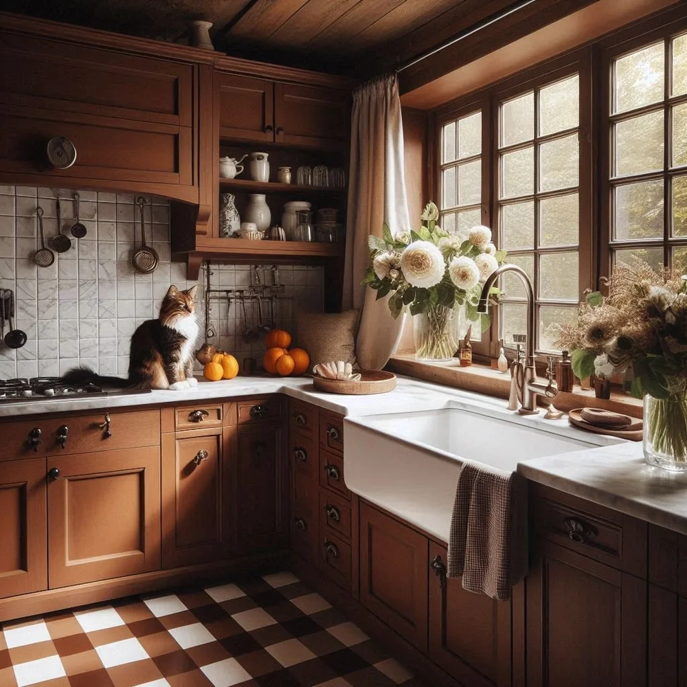 15 Elegant Brown Kitchen Ideas for Warmth