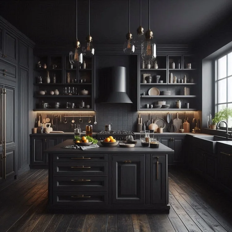 15 Stylish Dark Kitchen Ideas for Modern Homes