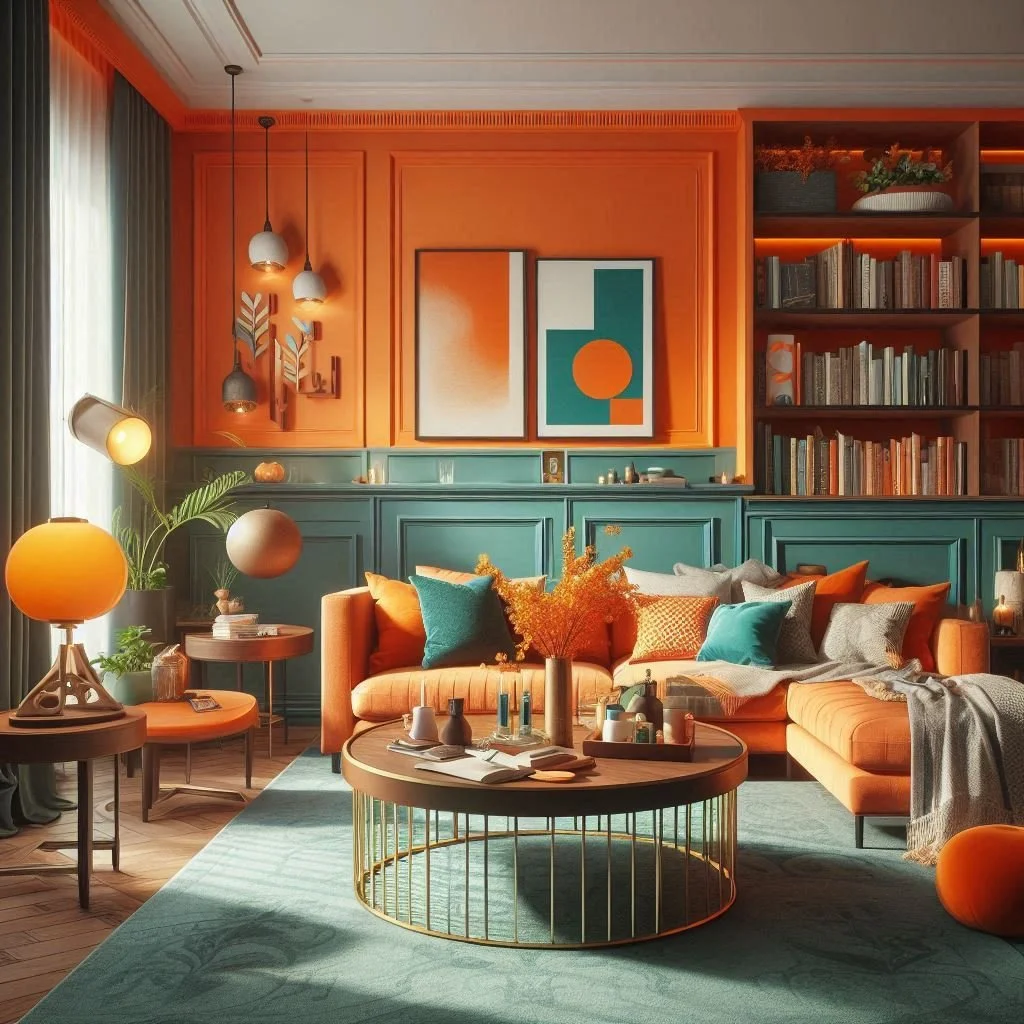 15 Orange Living Room Ideas for a Bold Statement