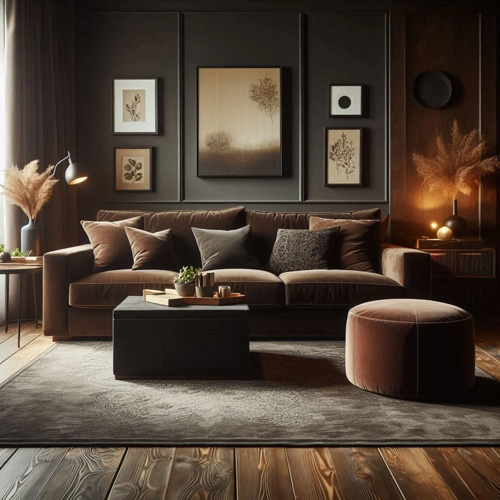 15 Dark Brown Couch Living Room Ideas for Cozy Spaces