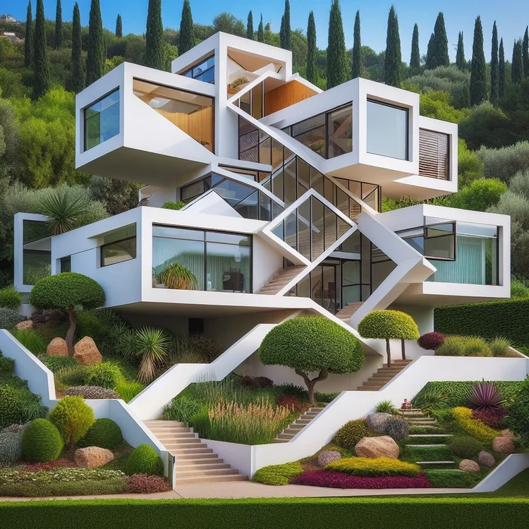 15 Geometric House Design Ideas for Redefining Modern Living