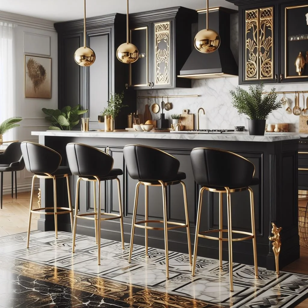 15 Luxurious Black and Gold Kitchen Ideas for Elegance