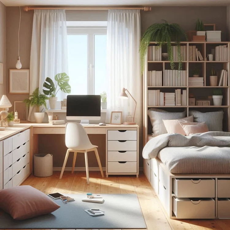 15 Smart Bedroom Office Ideas for Small Spaces