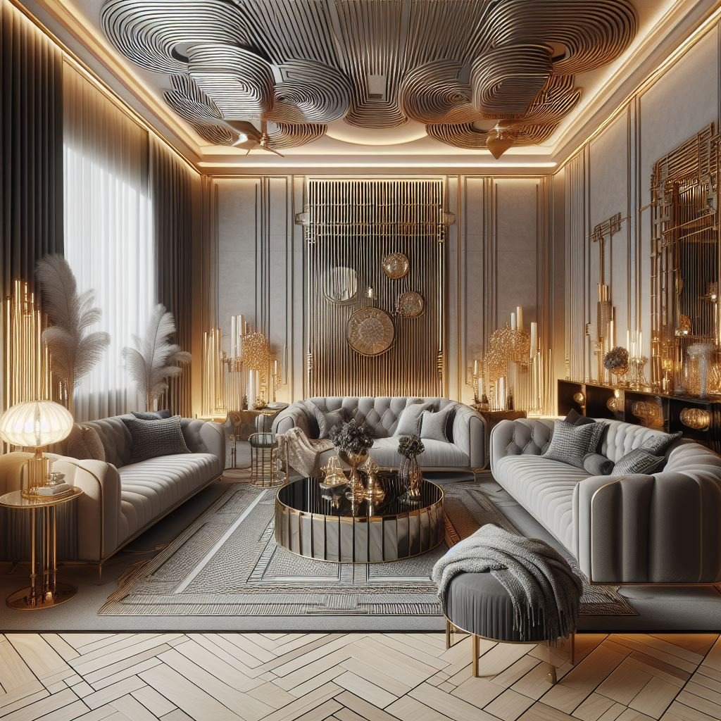 9 Modern Art Deco Lounge Room Ideas for Luxe Living