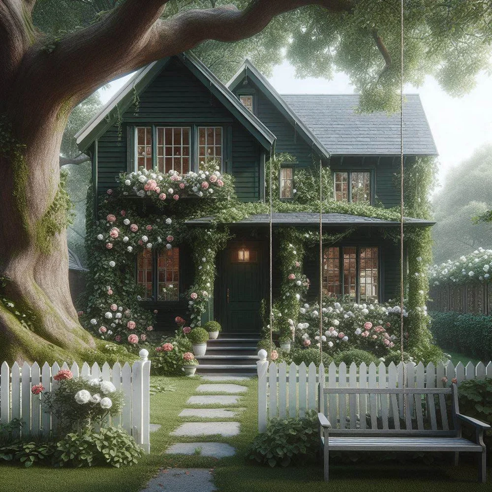 15 Dark Green House Ideas for a Bold Look