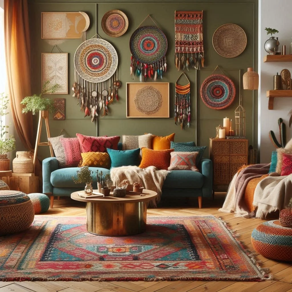 15 Vibrant Boho Living Room Ideas for Eclectic Style