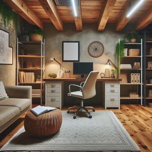 15 Basement Office Ideas for a Productive Workspace