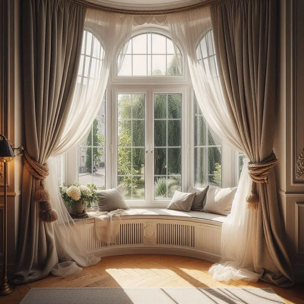 15 Bay Window Curtains Ideas for a Stylish Look
