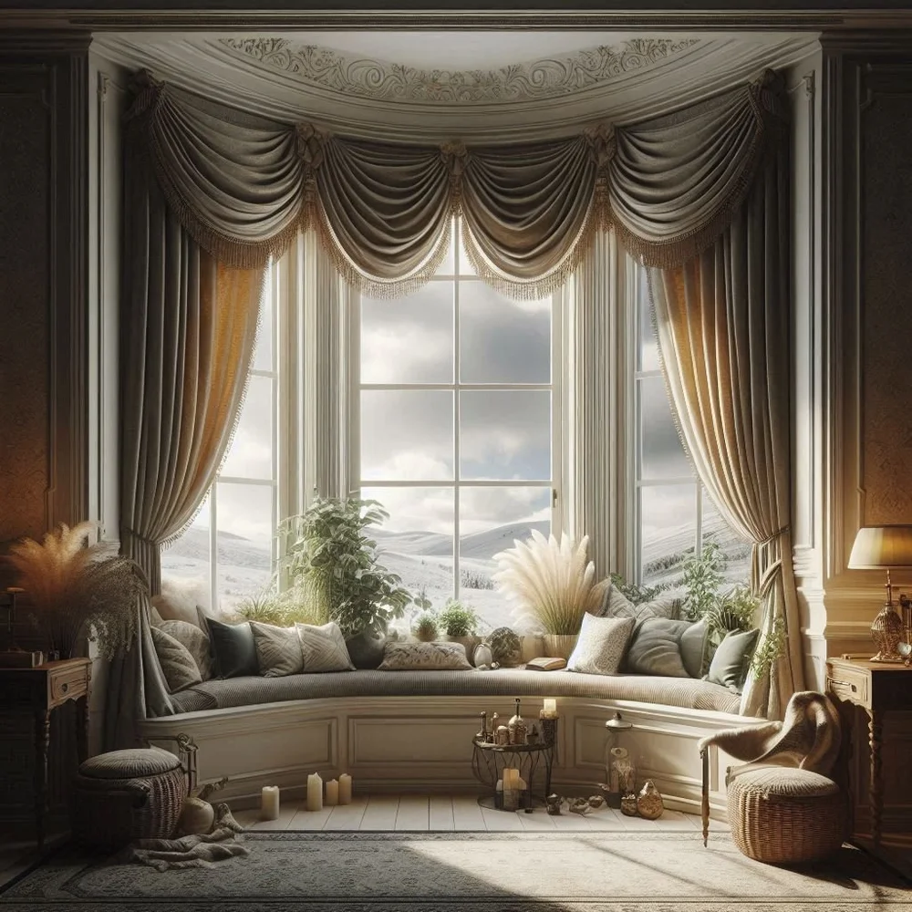 15 Bay Window Treatment Ideas for a Stylish Look