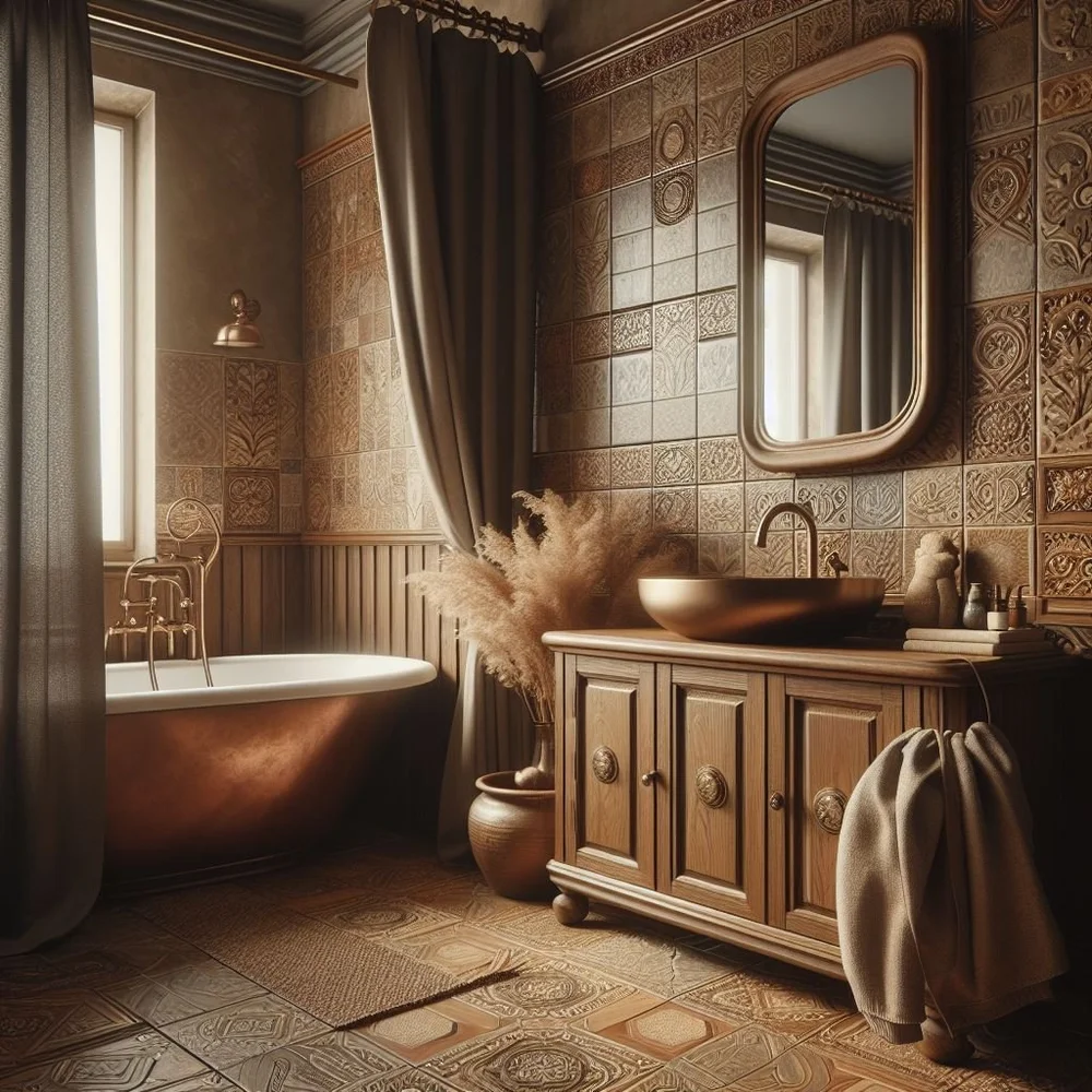 15 Brown Bathroom Ideas for a Warm Escape