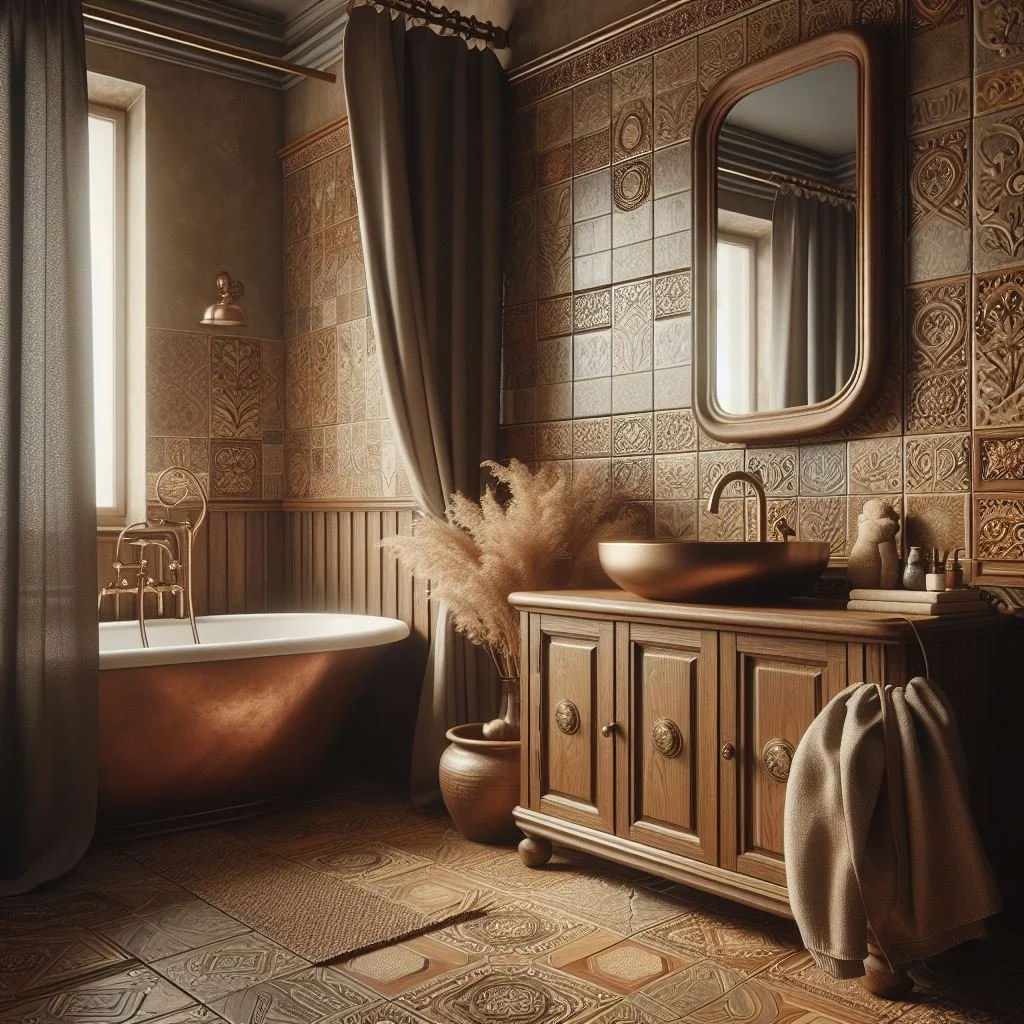 15 Brown Bathroom Ideas for a Warm Escape