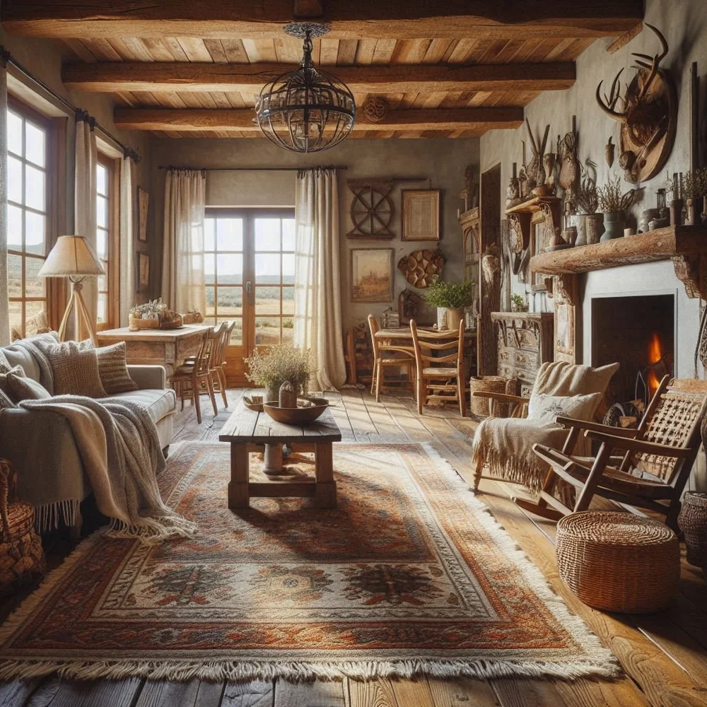 15 Rustic Farmhouse Living Room Ideas for Cozy Charm