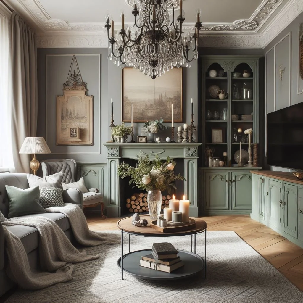 15 Stunning Grey and Sage Green Living Room Ideas