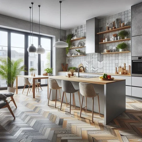 15 Kitchen Flooring Ideas for a Sleek and Modern Look