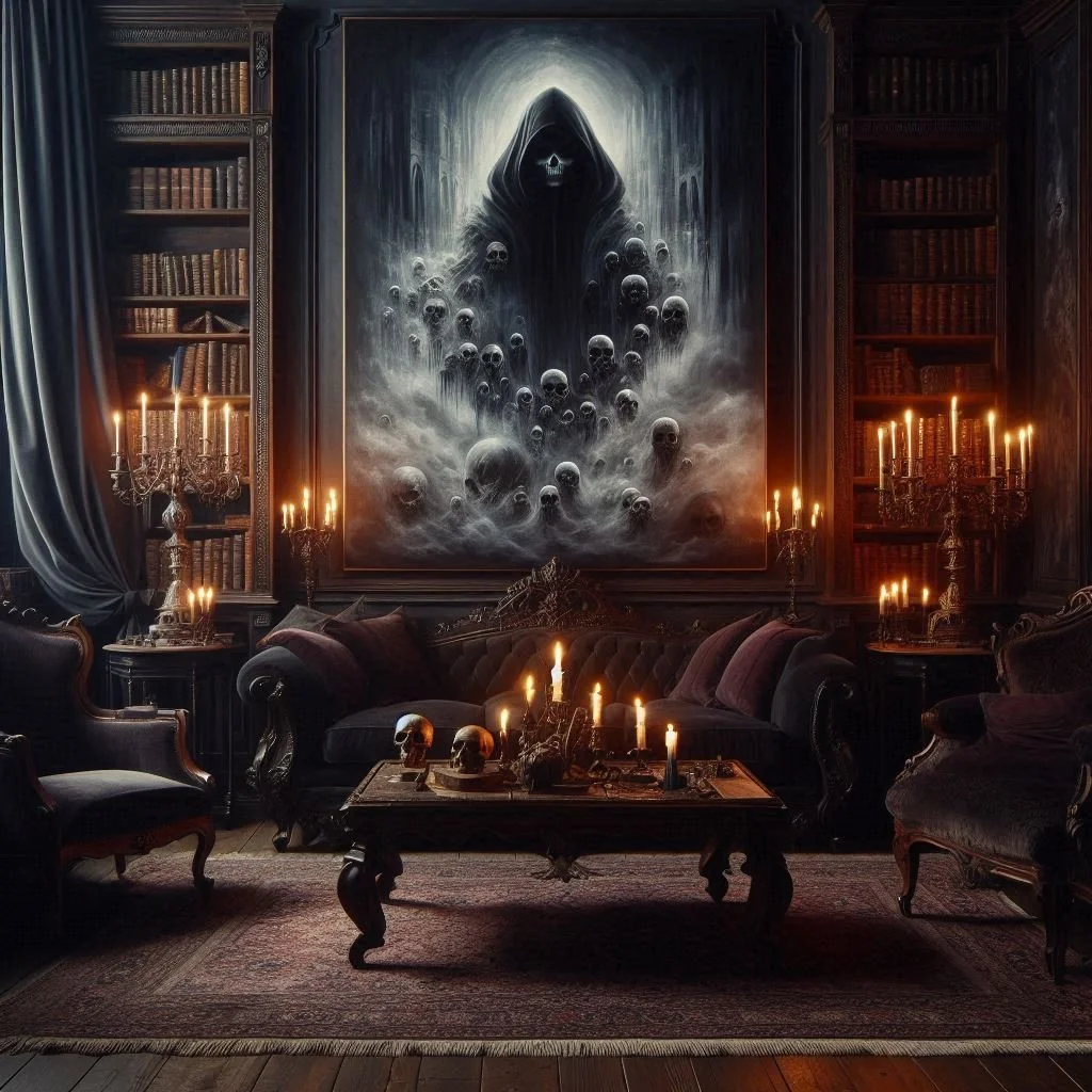 15 Darkly Elegant Gothic Living Room Ideas