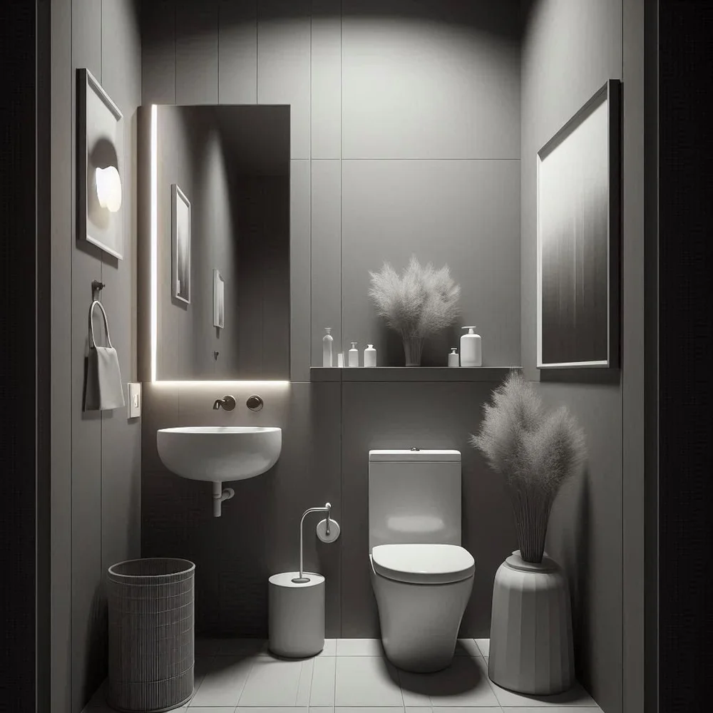 15 Narrow Small Powder Room Ideas for Tight Spaces