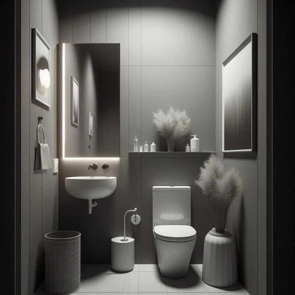 15 Narrow Small Powder Room Ideas for Tight Spaces