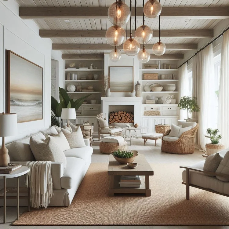 15 Neutral Coastal Living Room Ideas for Relaxing Vibes — Lord Decor