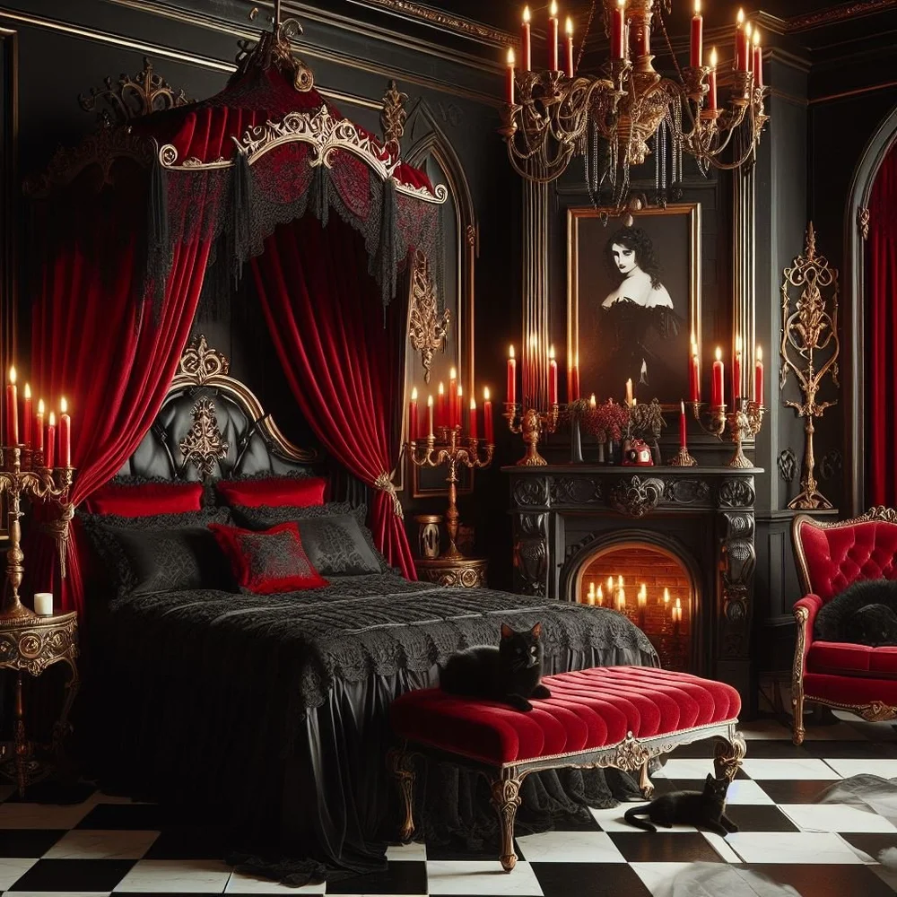 15 Captivating Gothic Bedroom Ideas for Dark Elegance