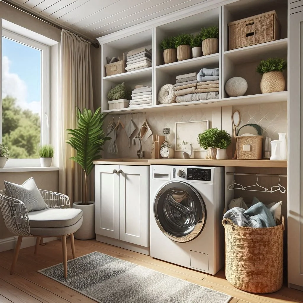 15 Small Laundry Room Ideas with Top Loading Washers