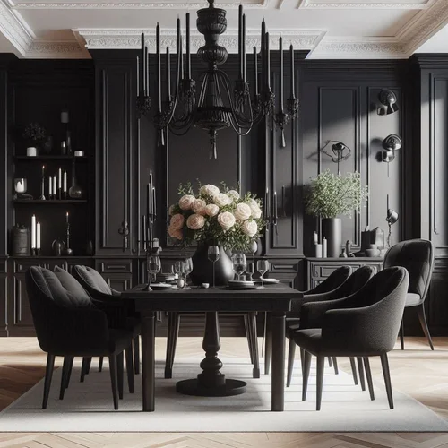 15 Stylish Black Dining Room Ideas for Elegance