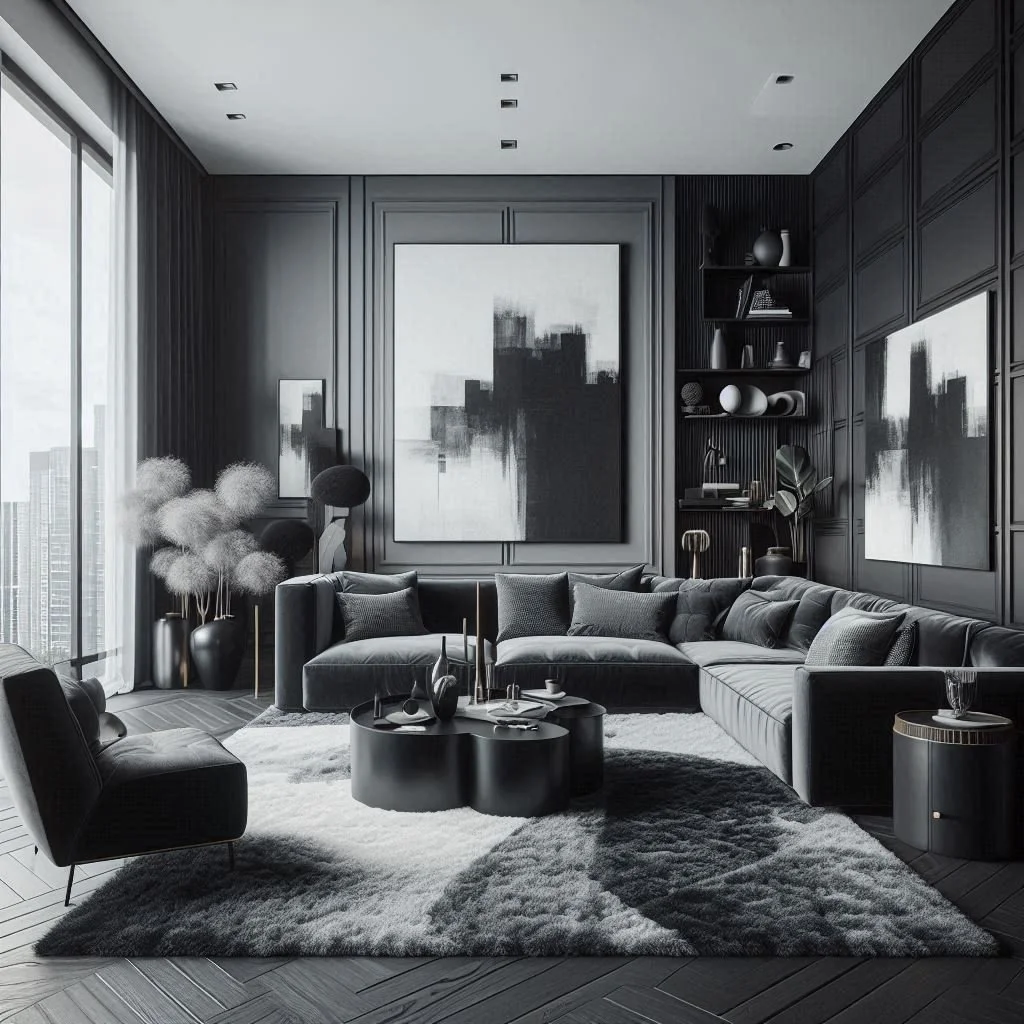15 Stunning Black and Grey Living Room Ideas for Elegance