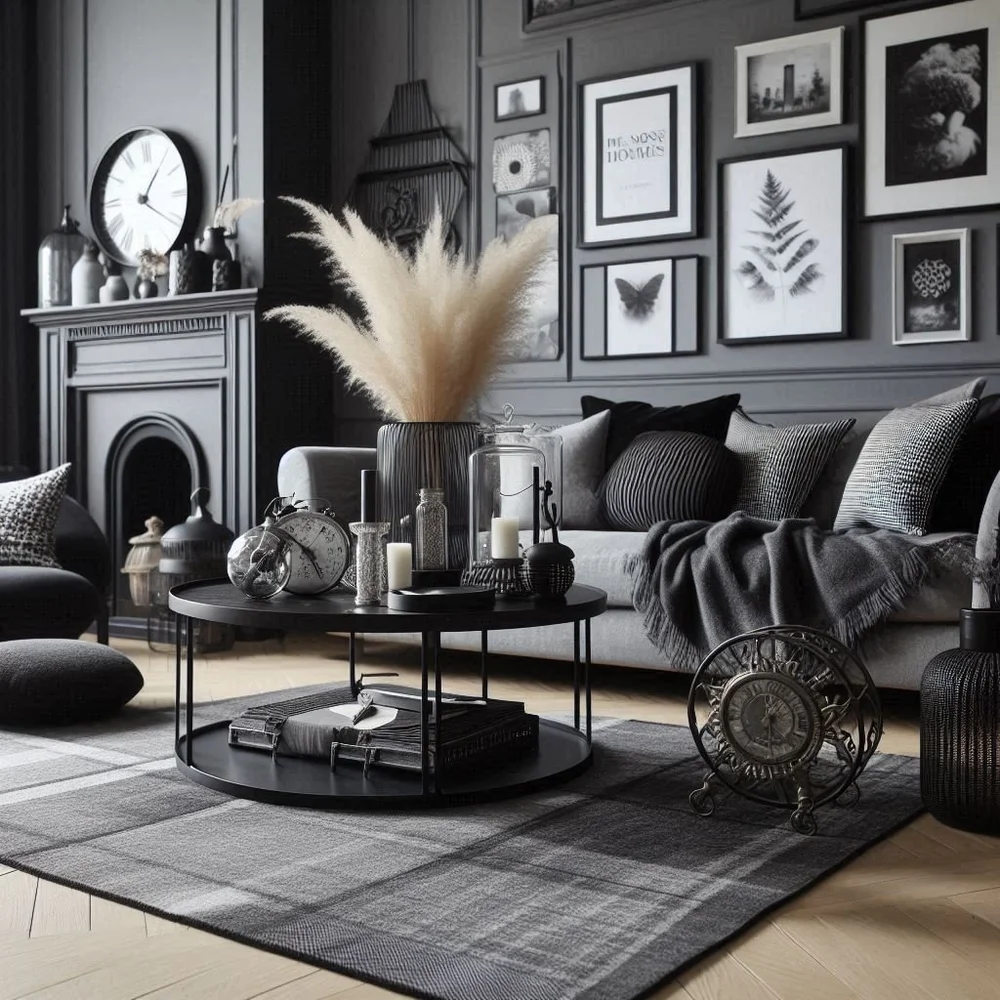15 Stunning Black and Grey Living Room Ideas for Elegance