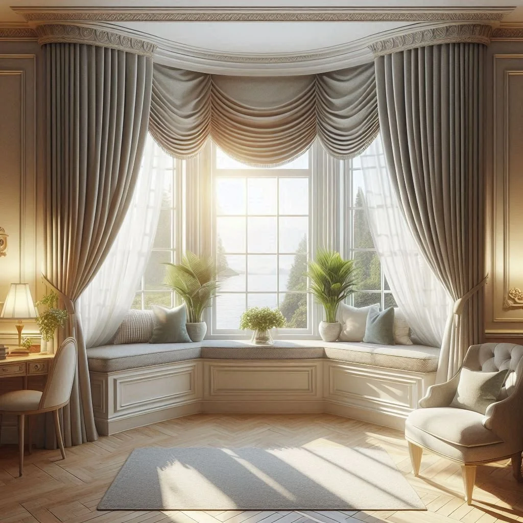 15 Bay Window Curtains Ideas for a Stylish Look