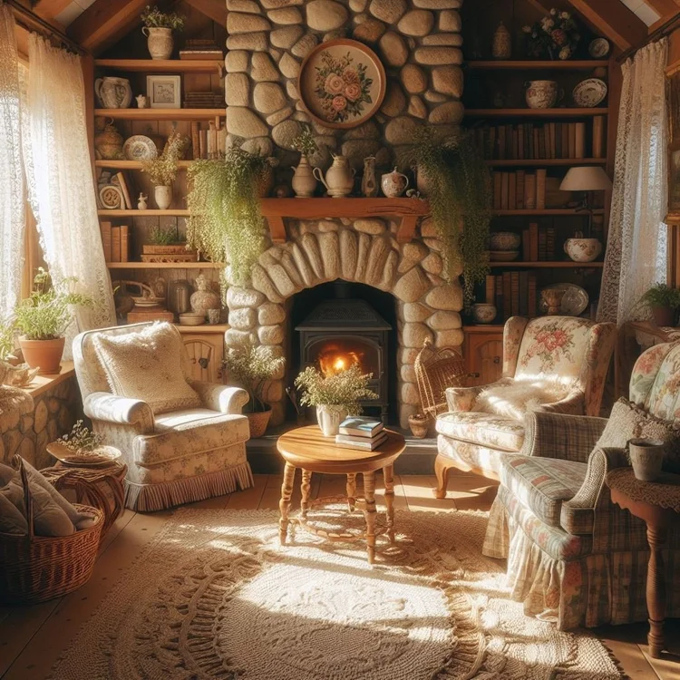 15 Cozy Cottagecore Living Room Ideas for Rustic Charm