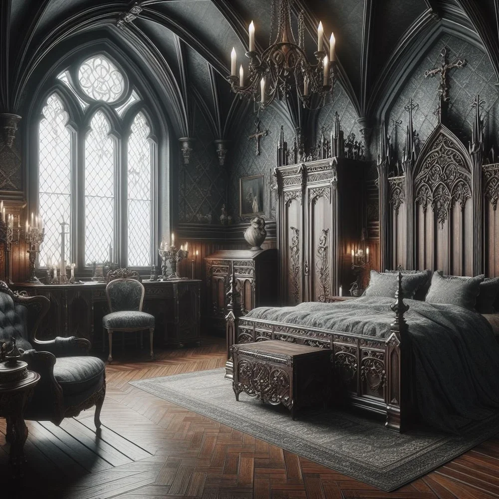 15 Captivating Gothic Bedroom Ideas for Dark Elegance