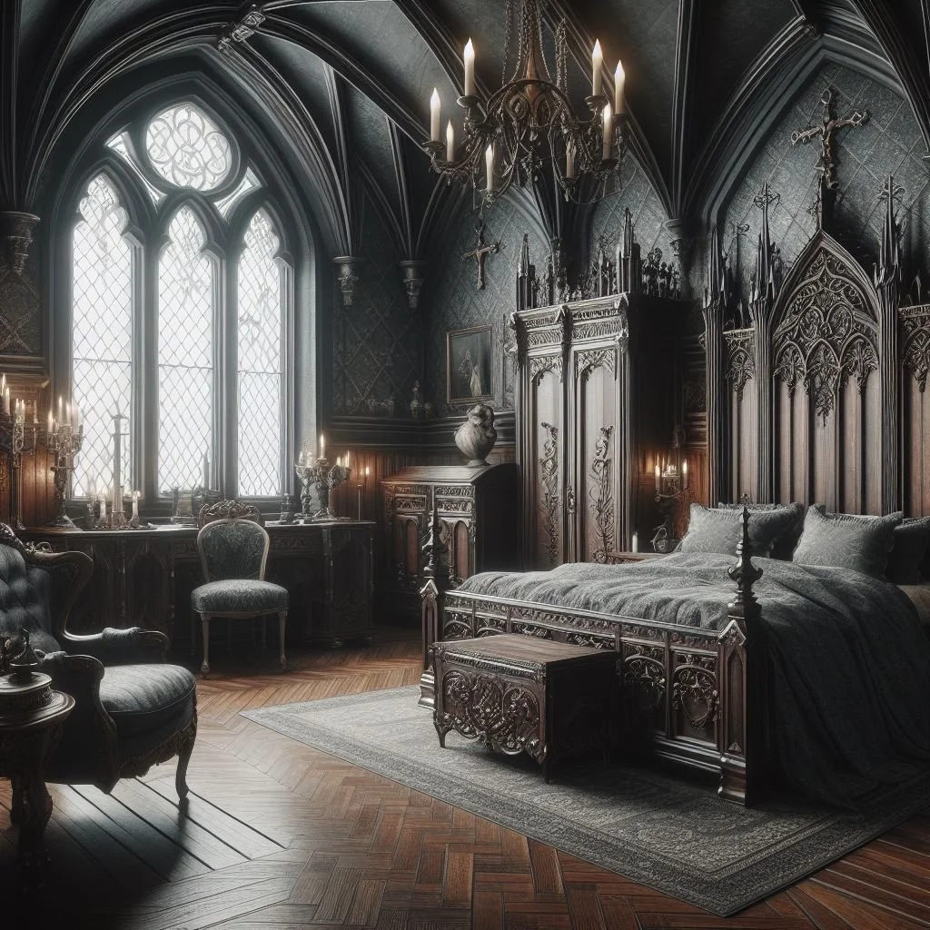 15 Captivating Gothic Bedroom Ideas for Dark Elegance