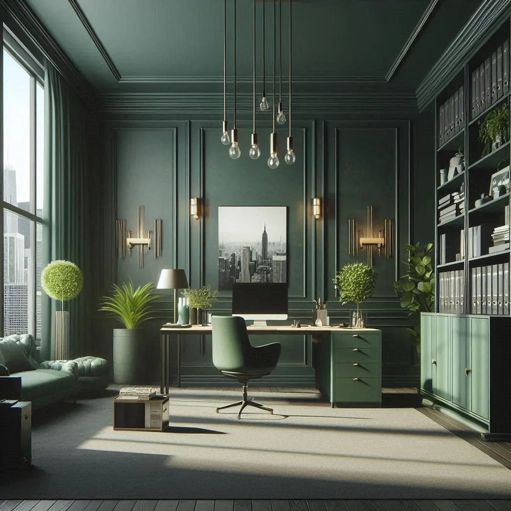 15 Stunning Dark Green Room Decor Ideas