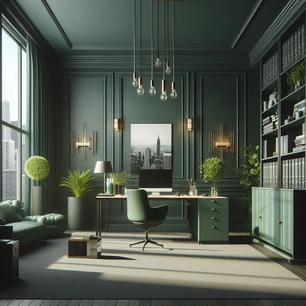 15 Stunning Dark Green Room Decor Ideas