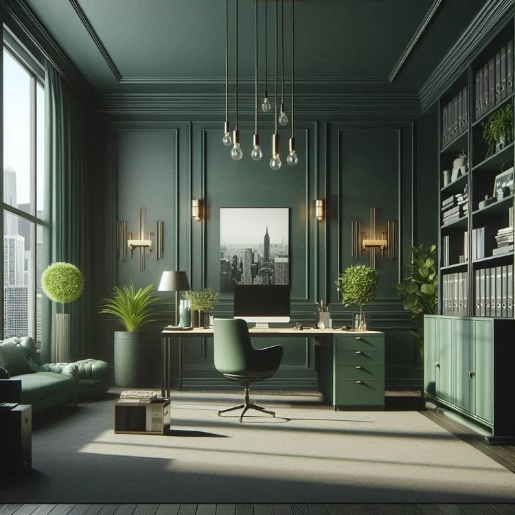 15 Stunning Dark Green Room Decor Ideas