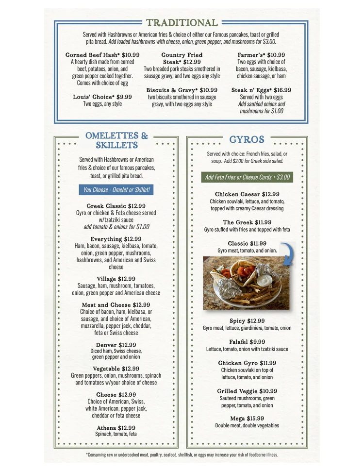 Restaurant | Breakfast & Lunch Cafe | Superior, WI - Menu