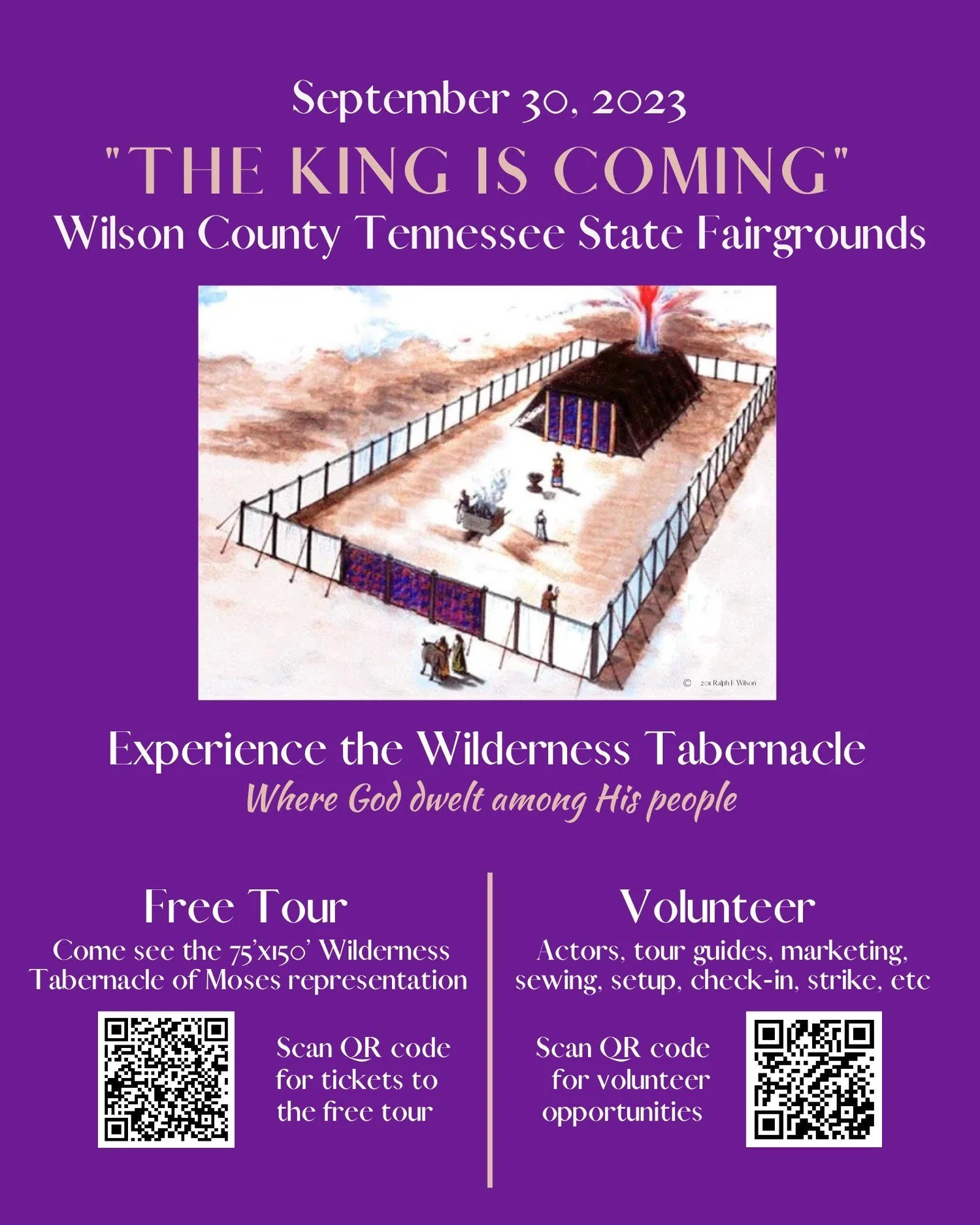 Tabernacle Eperience on Saturday, September 30 — Franklin Tennessee Stake