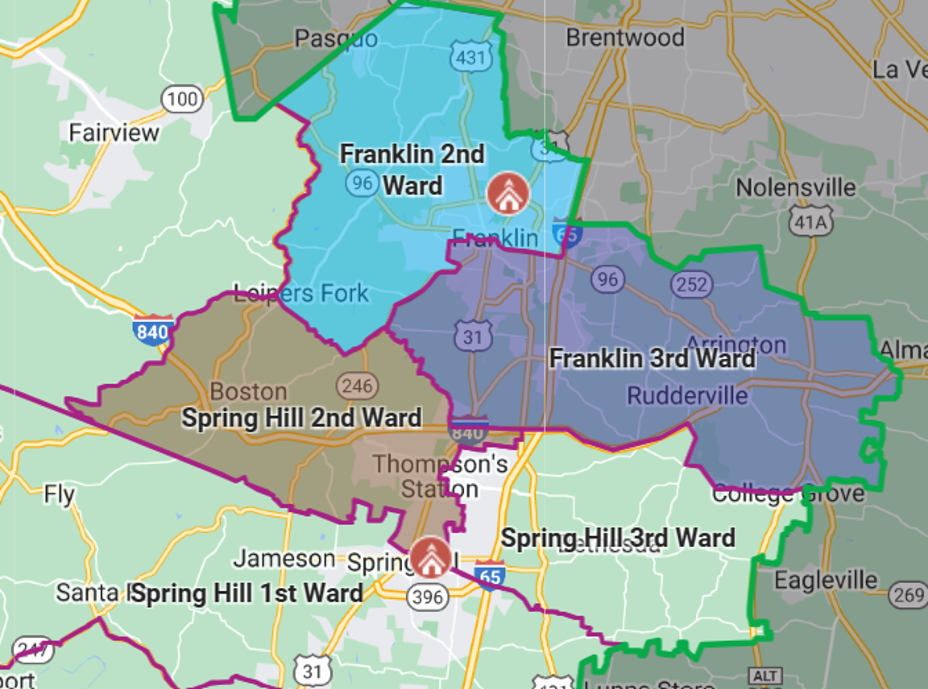 Unit Boundaries Adjusted for the Franklin 2nd, Franklin 3rd, and Spring ...