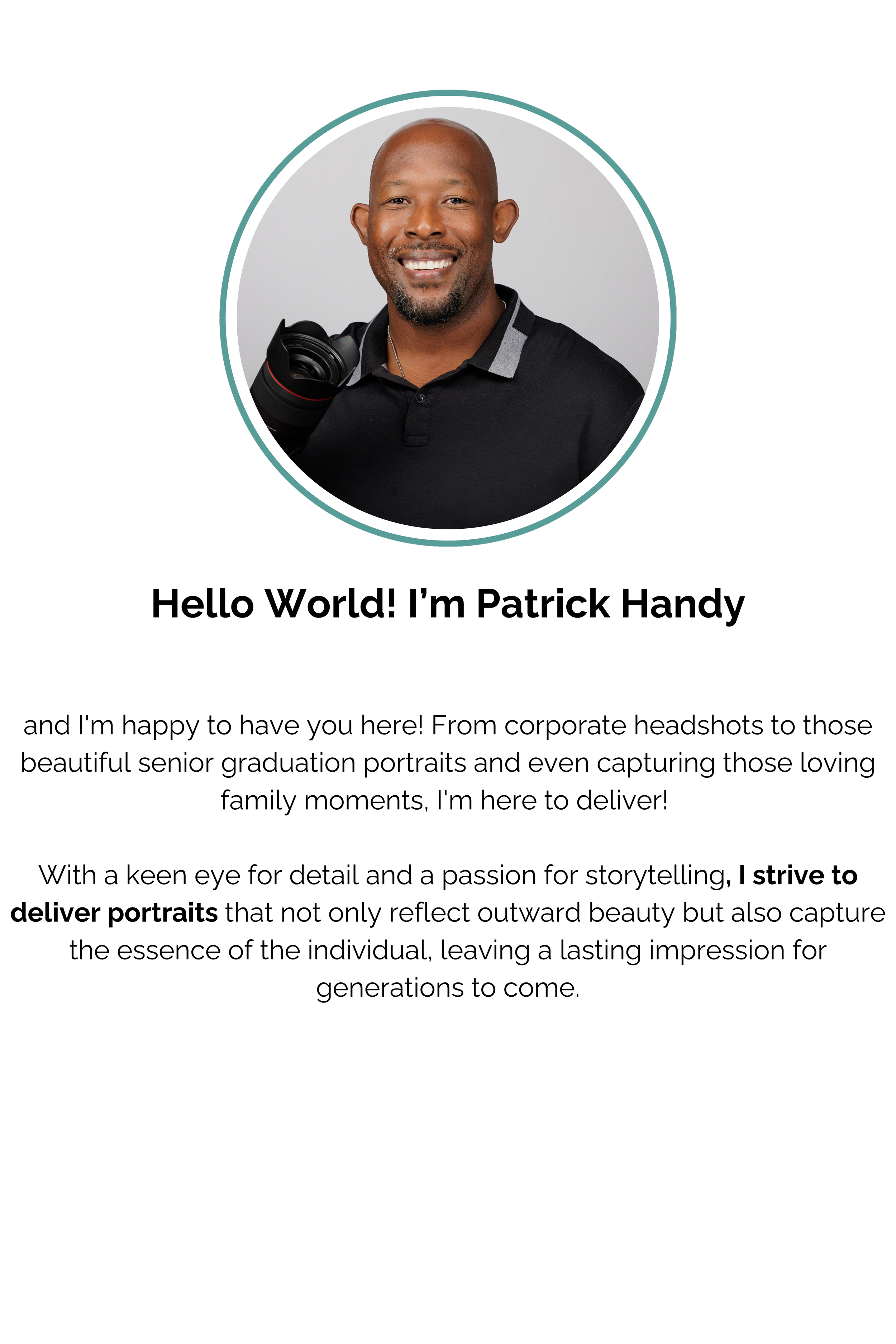 Photography by Patrick Handy | Headshot and Portrait Photographer