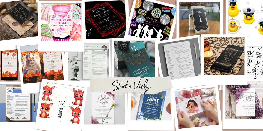 Studio Vicky - Canva Templates, Textures, SVG, PNGs and More