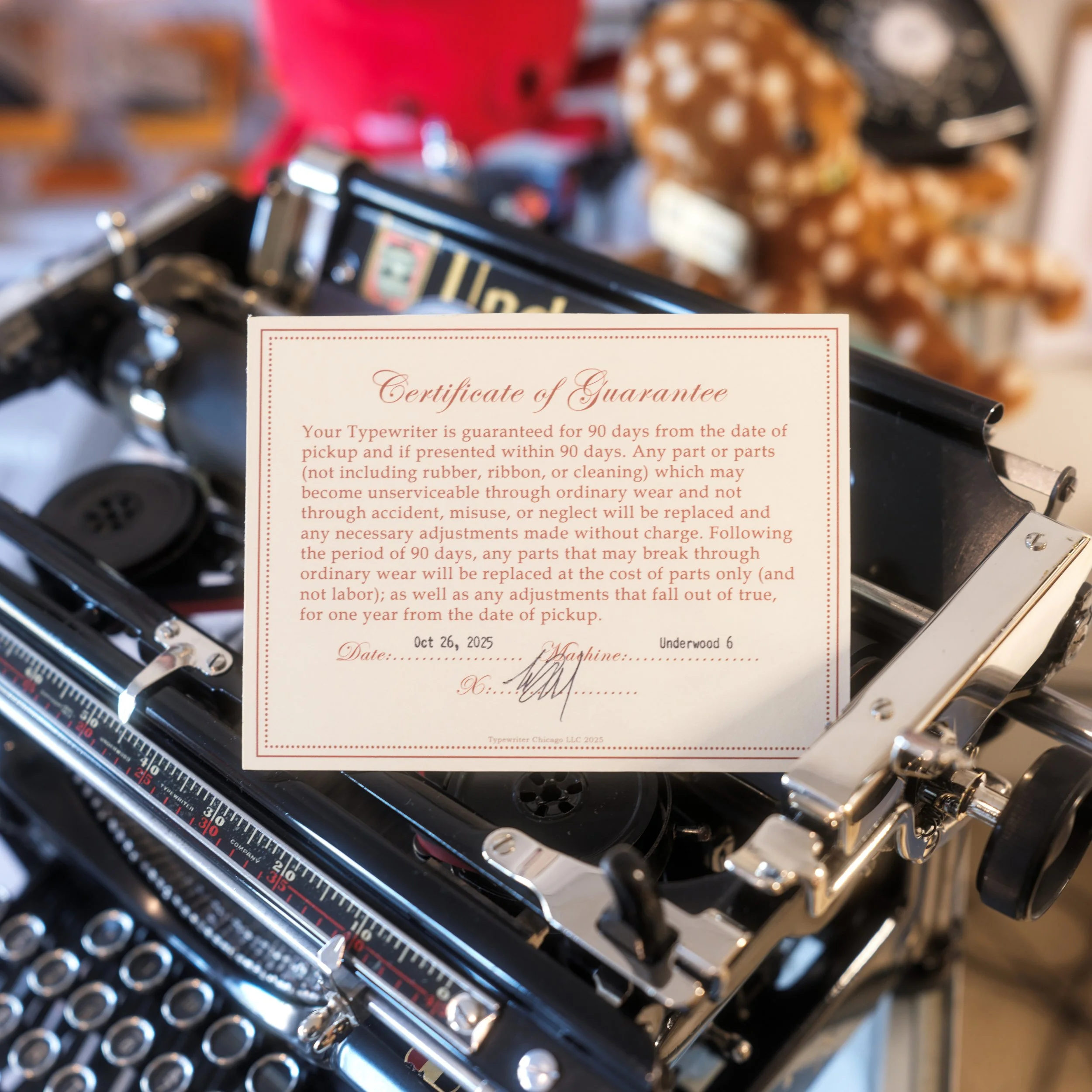 Typewriter Chicago