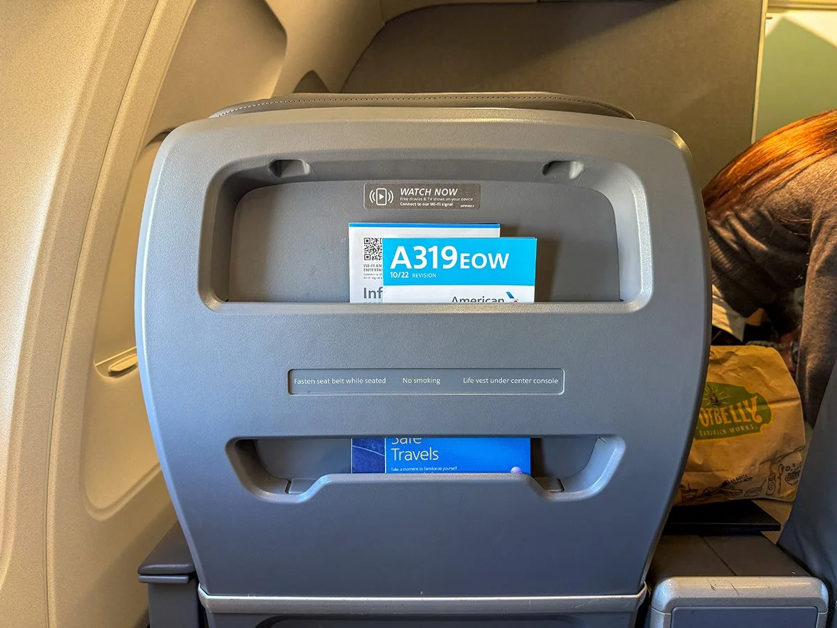 American Airlines A319 First Class BOS–PHL Review: Small Jet, Big ...