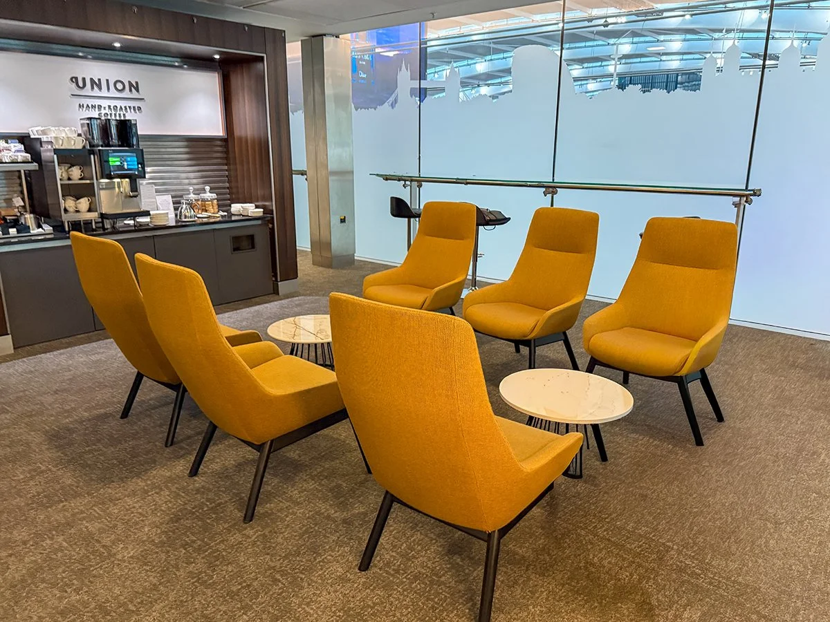 British Airways Galleries Lounge at Heathrow Terminal 5: A Crowded ...