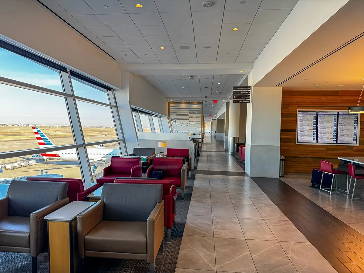 DFW American Airlines Flagship Lounge Review: Access, Food, & More ...