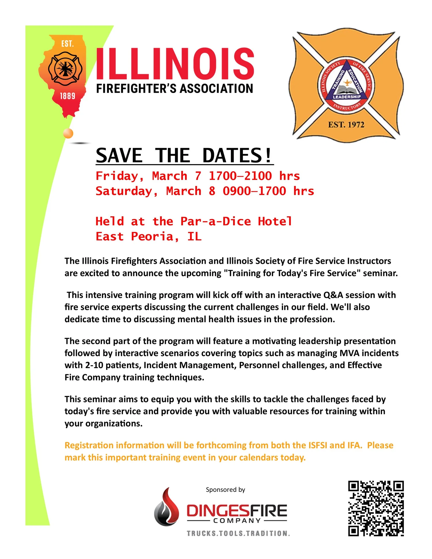 Upcoming Events — Illinois Firefighters