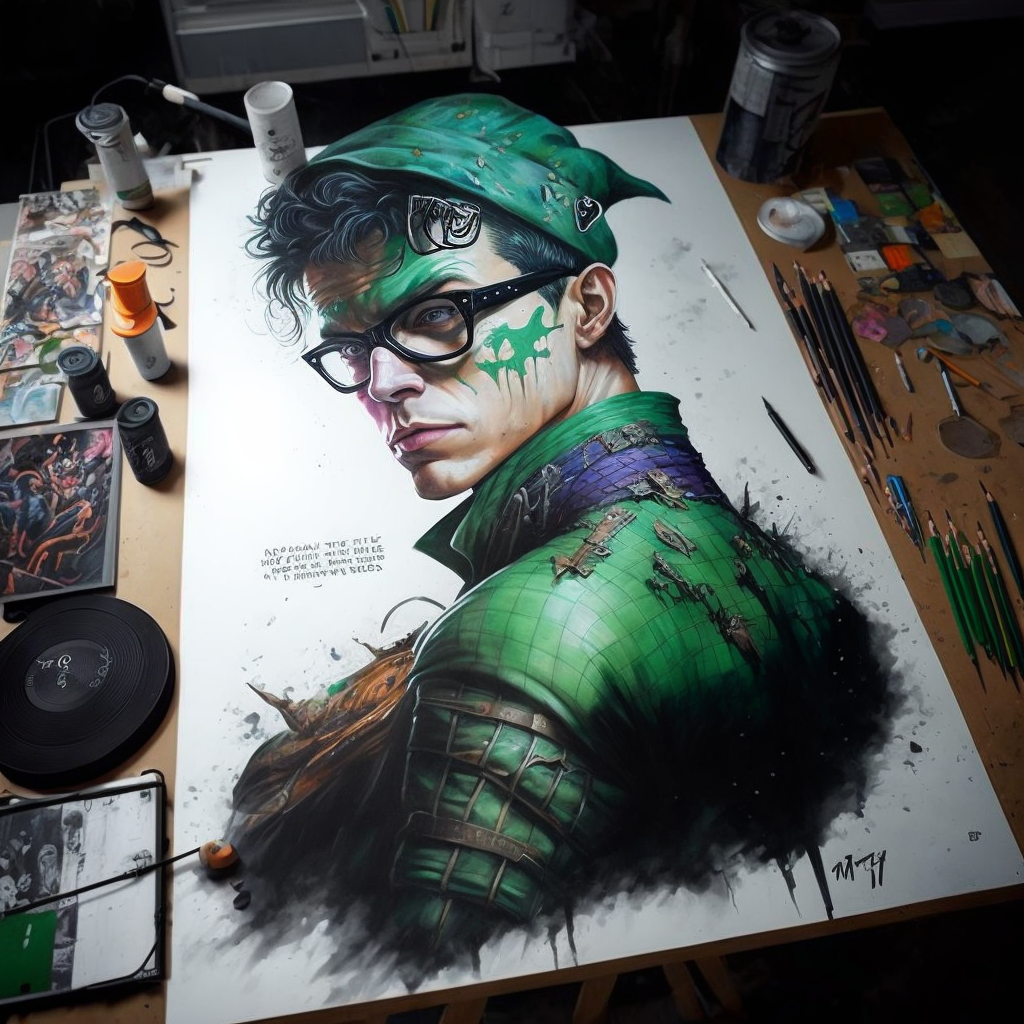 In The Studio: The Riddler — Artificial/Matt