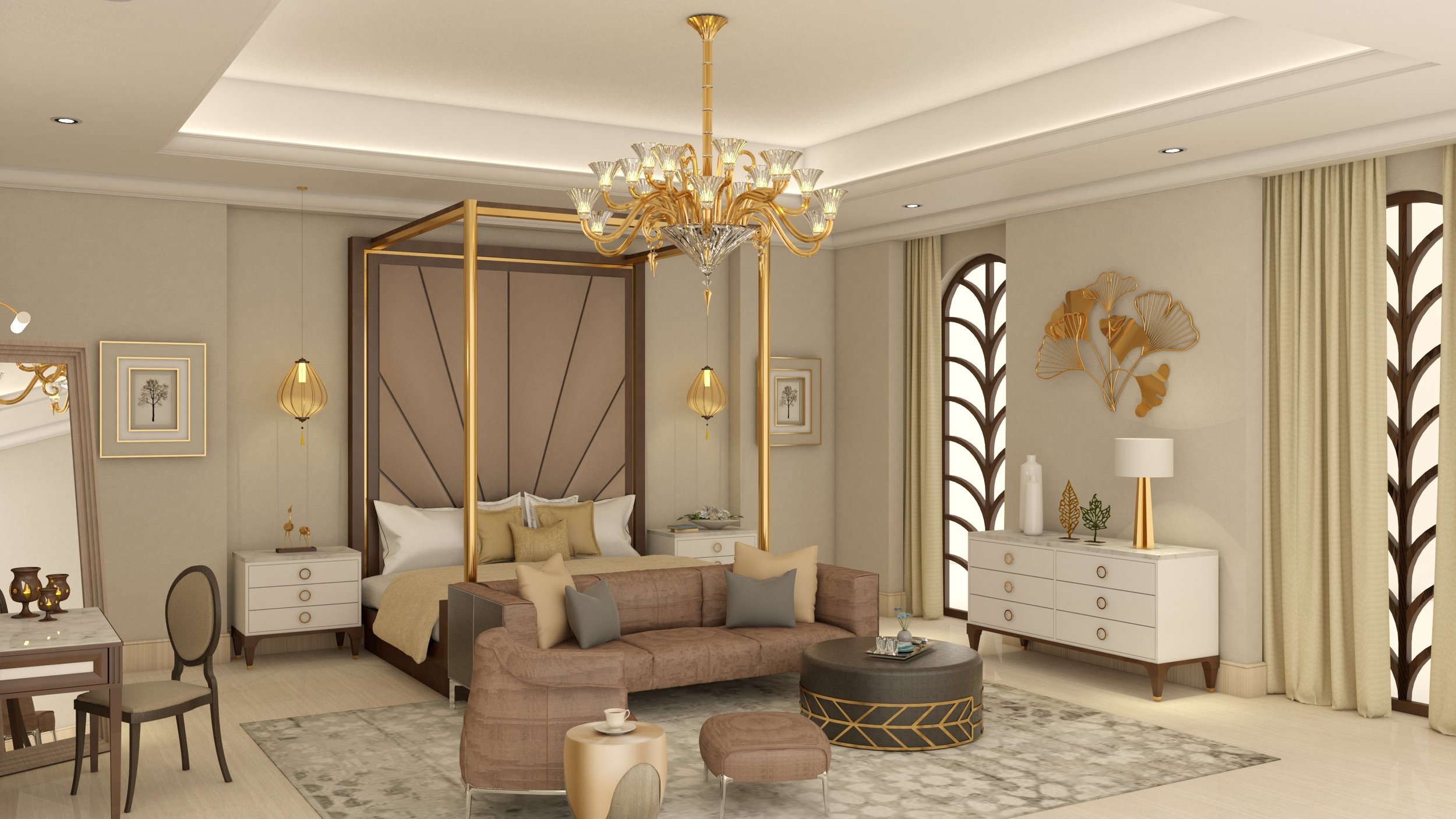 Private Majlis and Bedroom — Hats Interiors