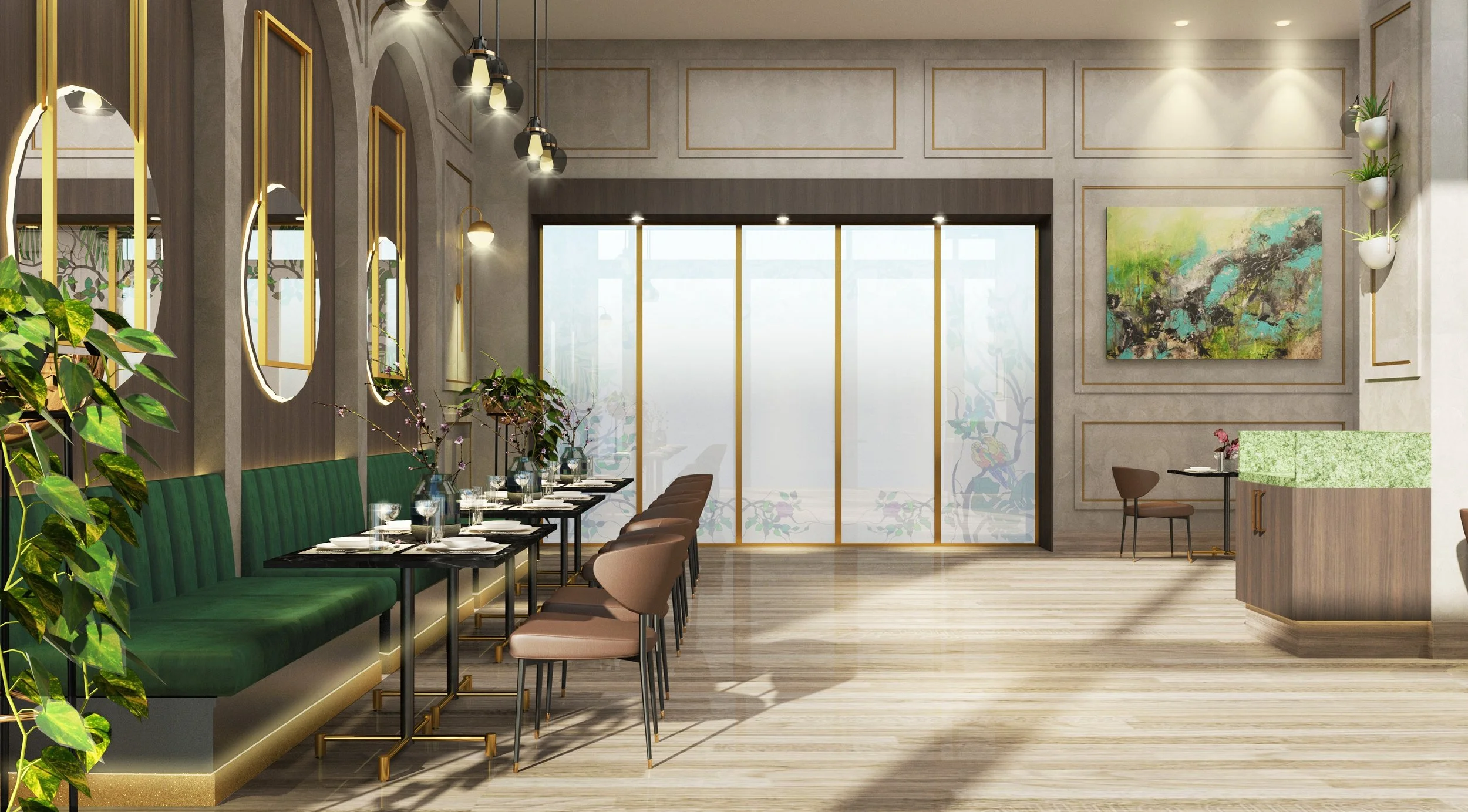 Address Restaurant Downtown — Hats Interiors