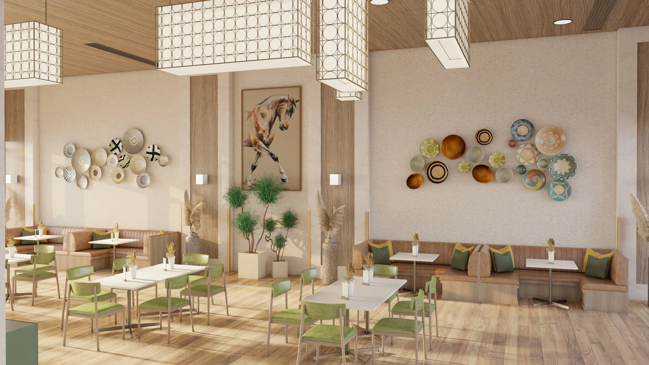 Address Restaurant Dubai Marina Hats Interiors