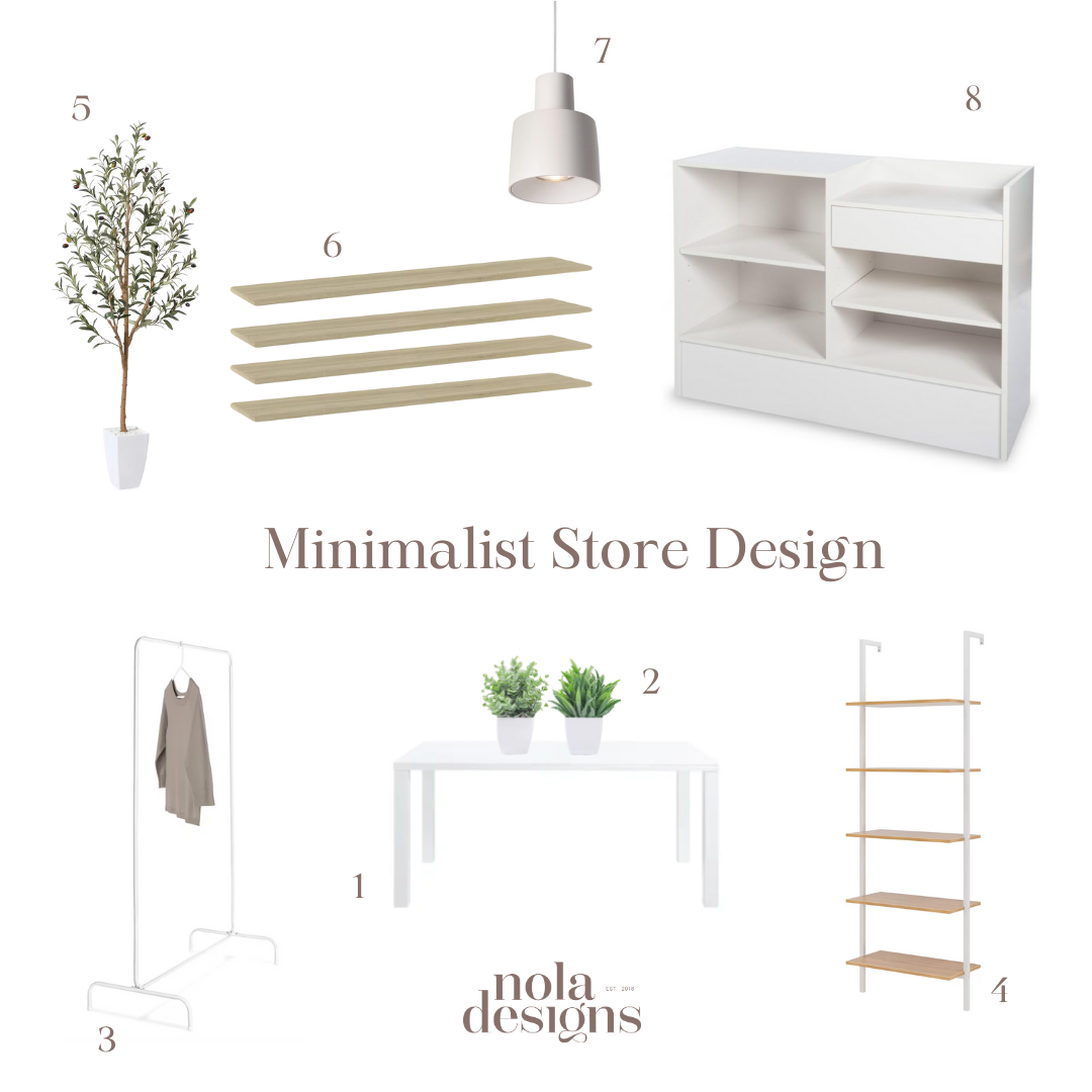 Clean Canvas - Minimalist Store Design — NOLA Designs Inc. | Retail ...